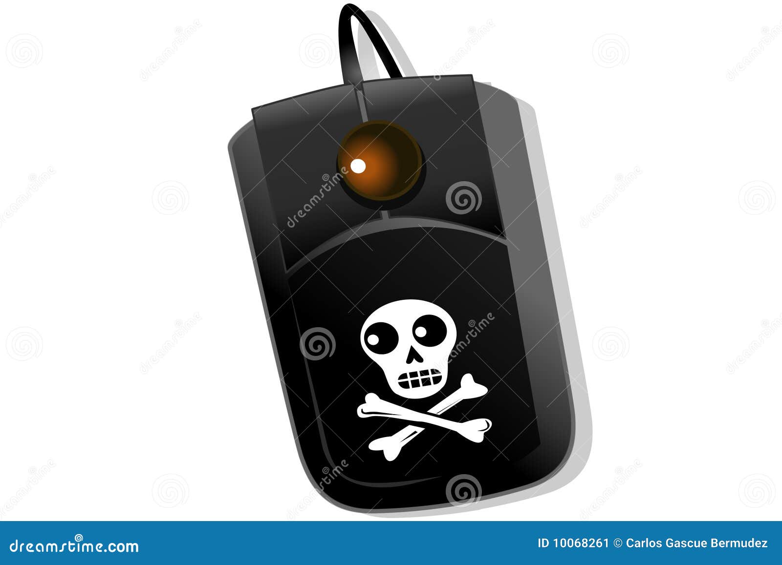 Pirate mouse stock vector. Illustration of conspiracy - 10068261