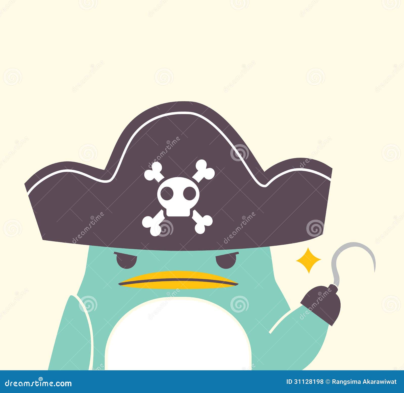 Chic Penguin In A Tailored Trench Coat, Complete With A Bowler Hat And ...