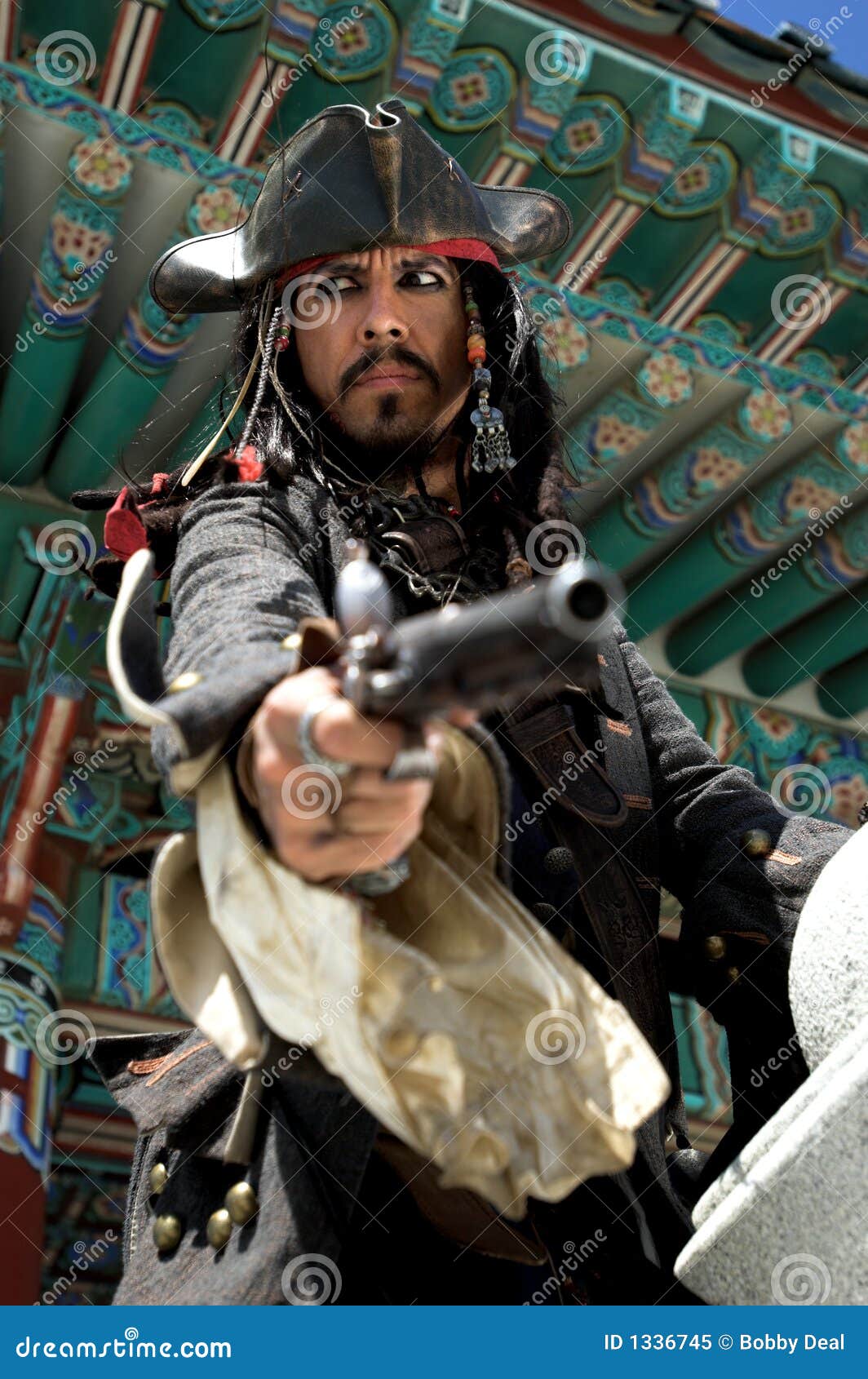 Pirate Raid stock image. Image of person, asain, historic - 1336745