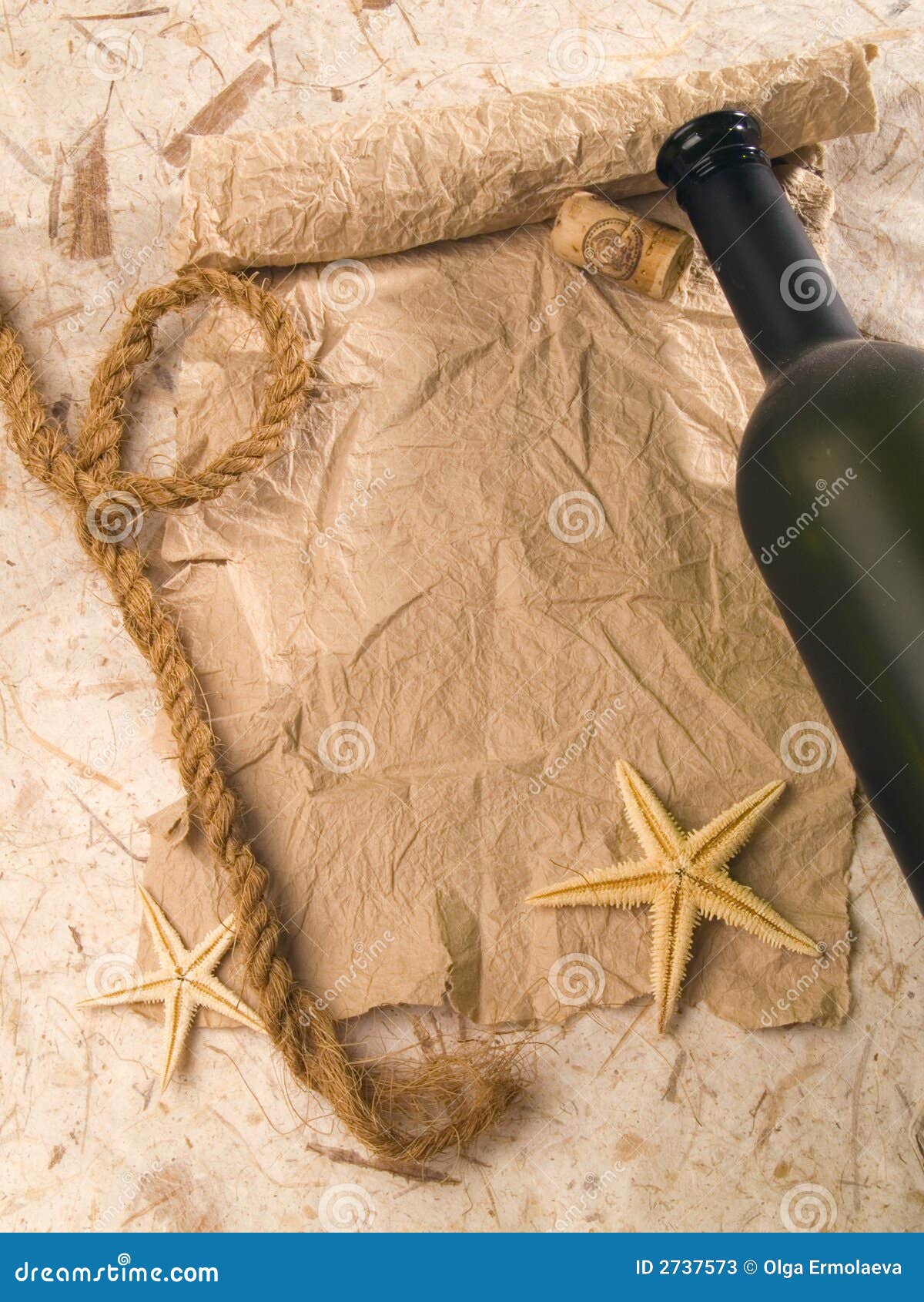 Pirate s scroll stock image. Image of journey, aged, parchment - 2737573