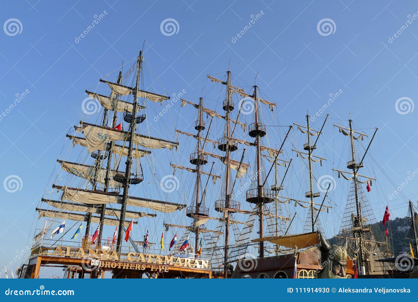 Pirate sail vessel editorial image. Image of industrial - 111914930