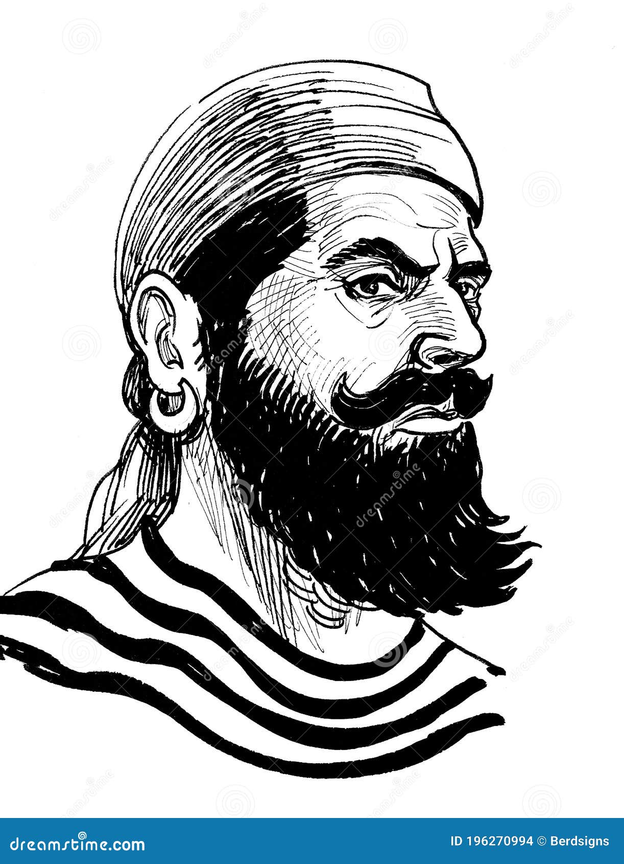 Pirate Sailor Character With Wooden Leg Holding Wooden Barrel Of Rum ...