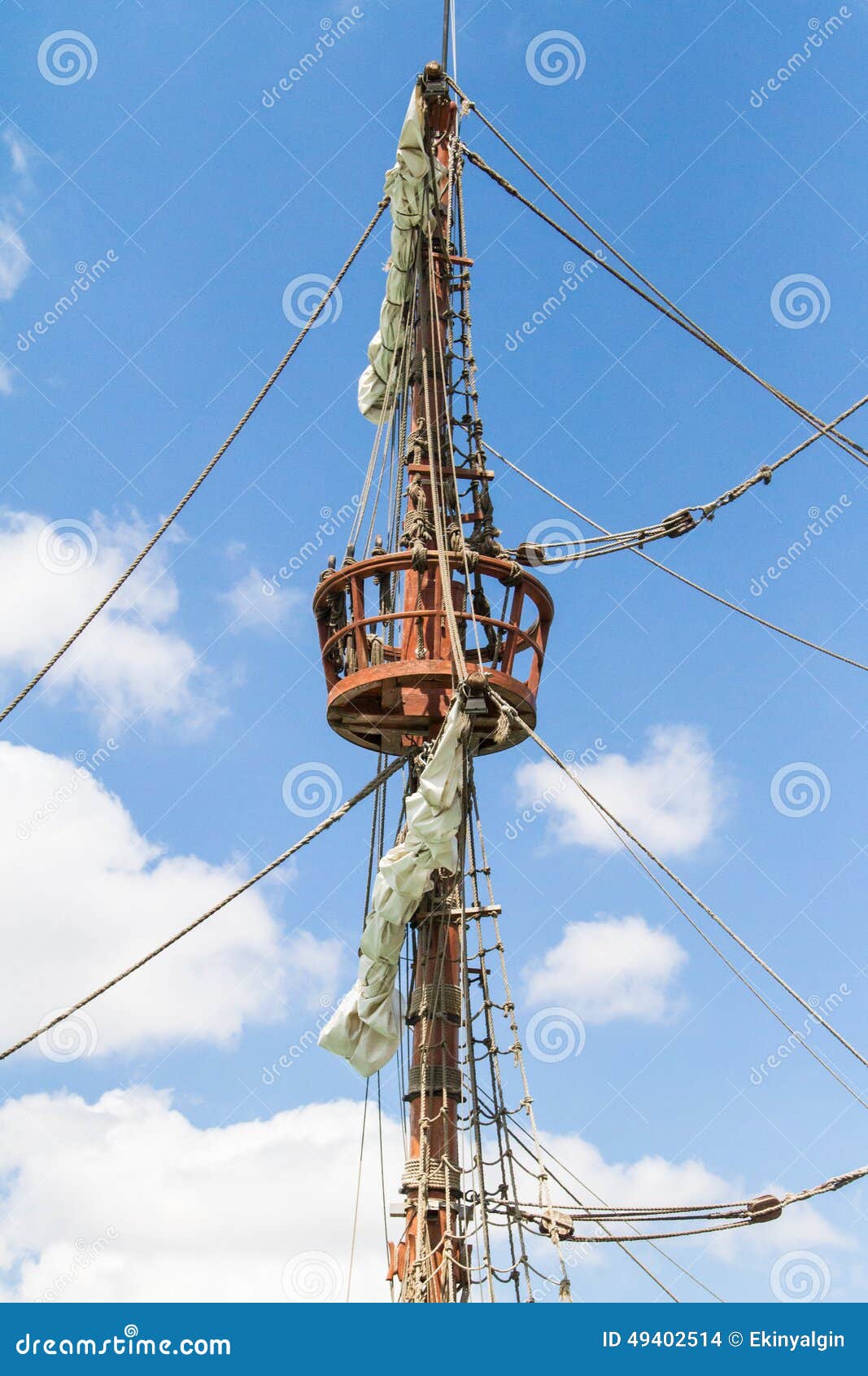 Pirate Ship stock photo. Image of ship, cloudy, sailing - 49402514