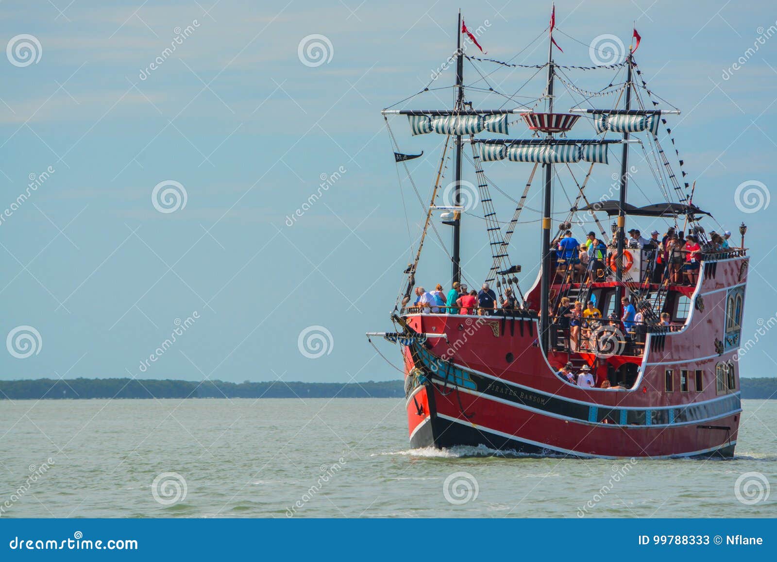 Pirate Ship Cruise in Florida Editorial Stock Photo - Image of craft ...