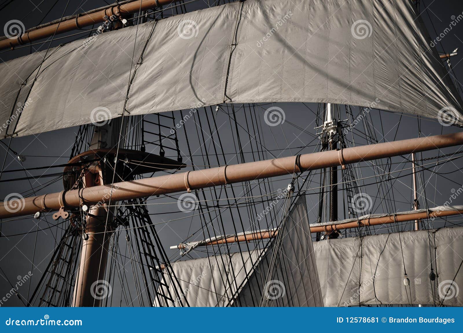 Pirate Ship Mast stock image. Image of vintage, compass - 12578681