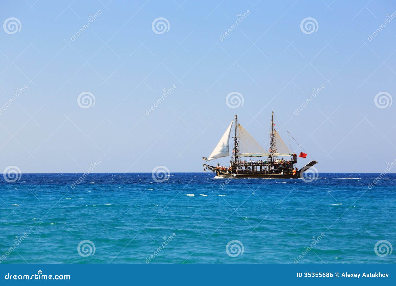 Pirate stock photo. Image of journey, craft, scenics - 35355686
