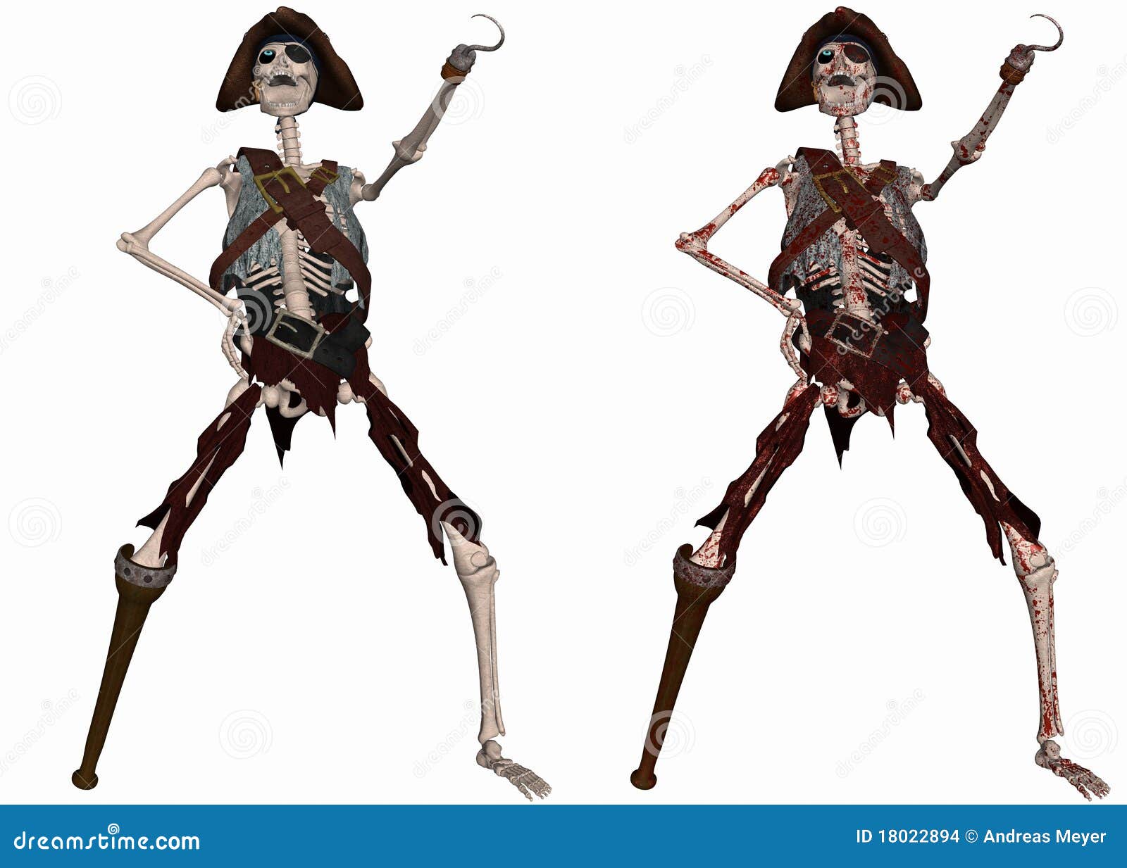 Pirate Skeleton stock illustration. Illustration of skeleton - 18022894