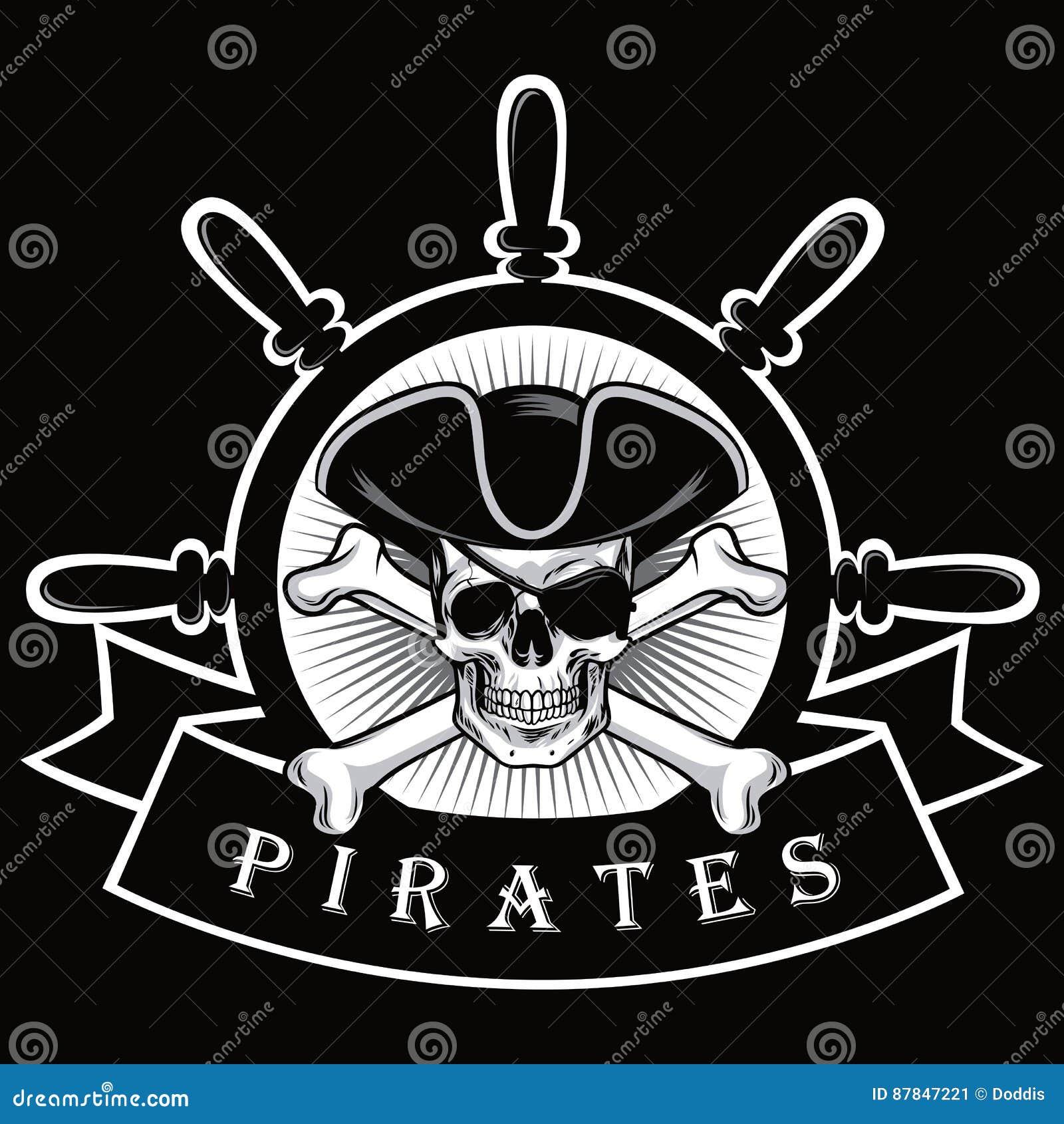 Pirate Skull Logo