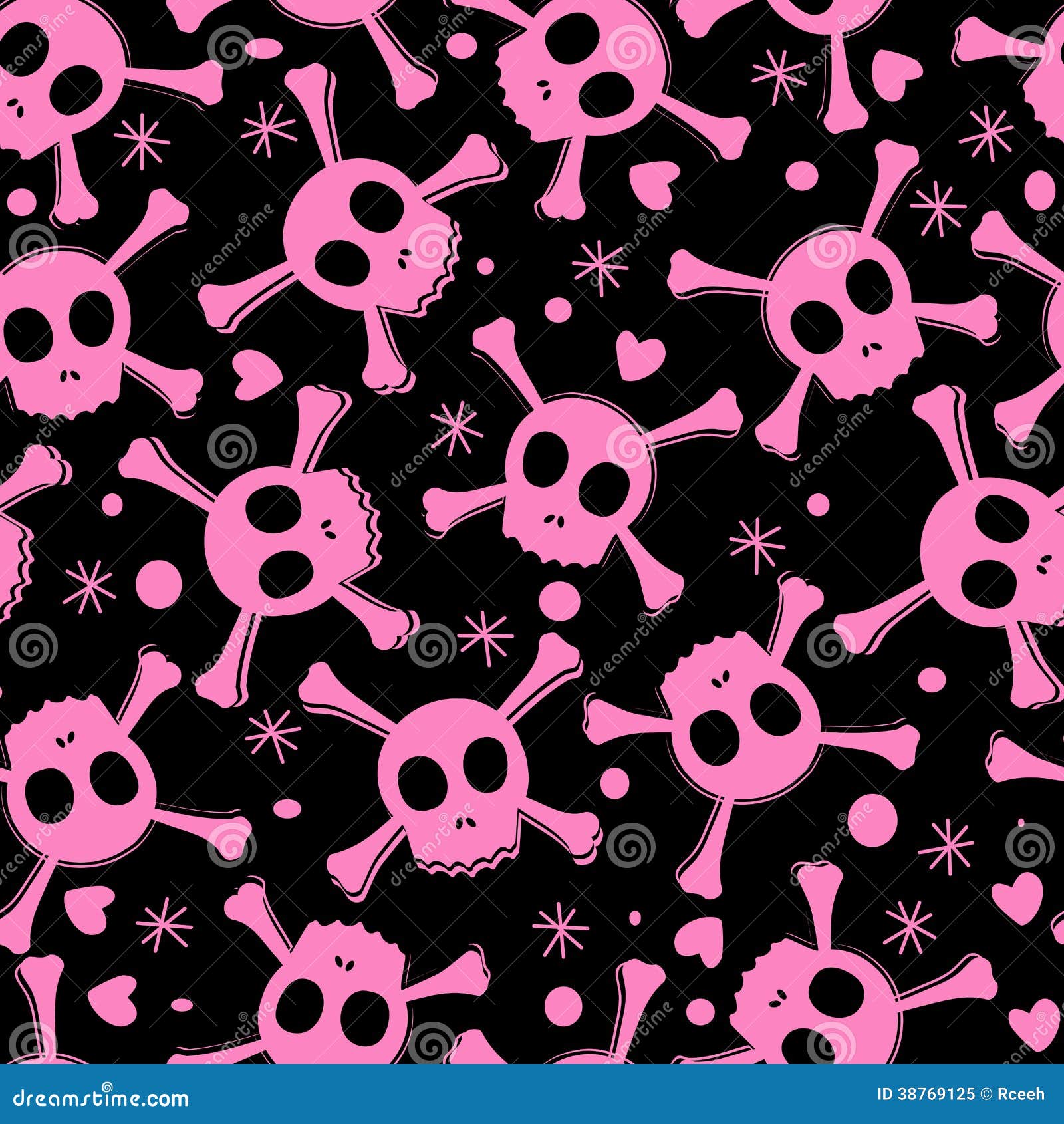 Pirate skull pattern stock vector. Illustration of dead - 38769125