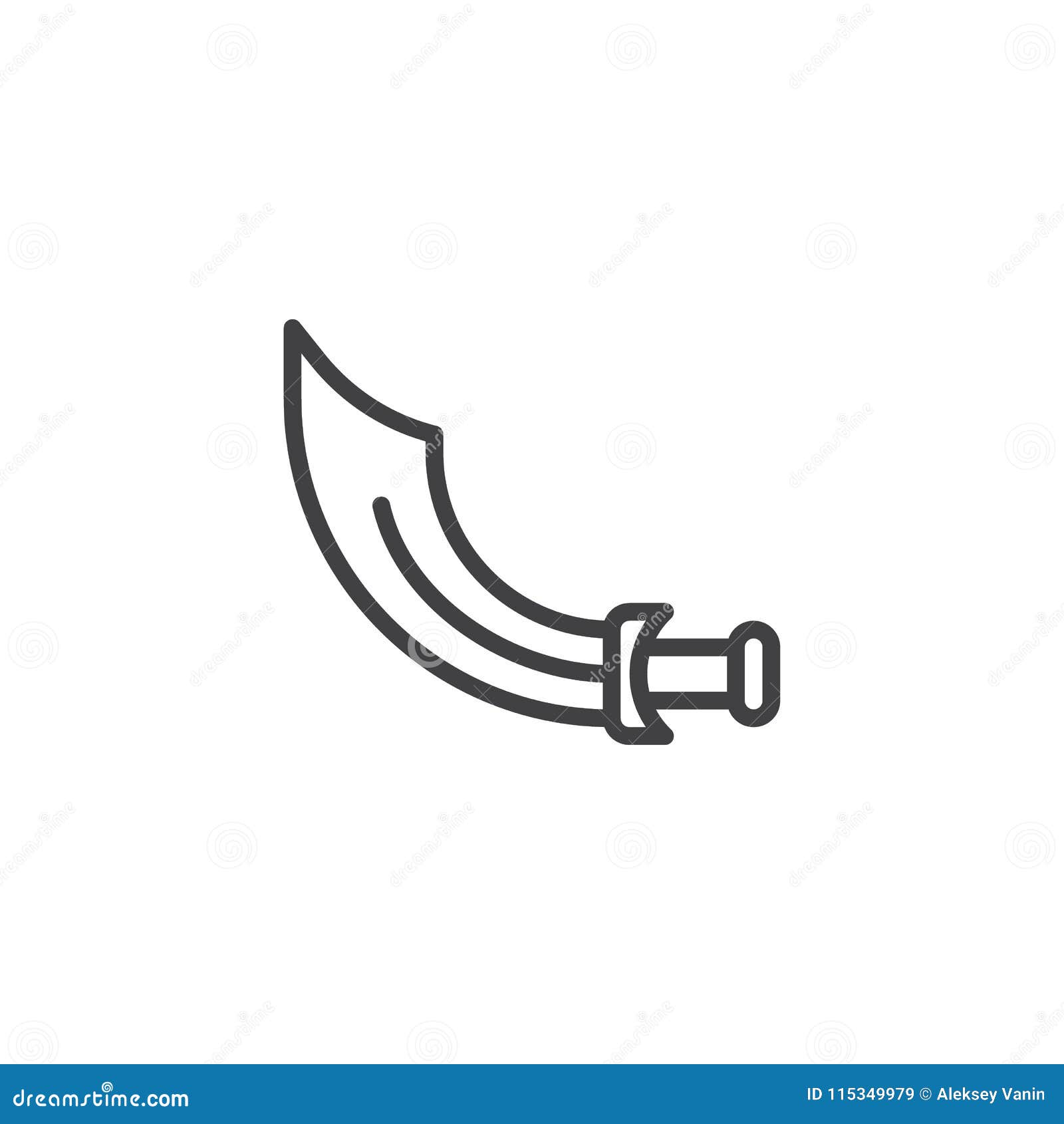 Pirate sword outline icon stock vector. Illustration of sabre - 115349979 Pirate sword outline icon stock vector. Illustration of sabre - 115349979