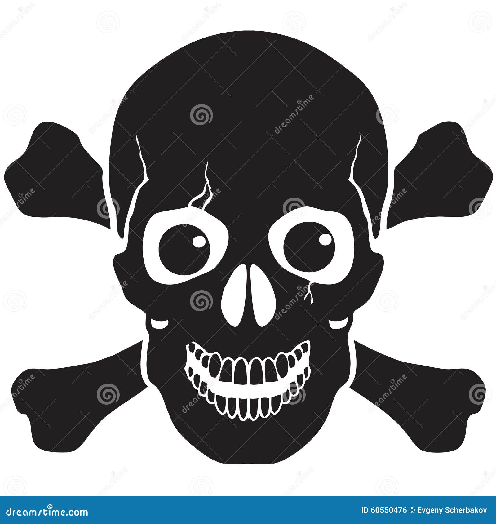 Pirate Symbol Jolly Roger Skull Stock Illustration Illustration Of