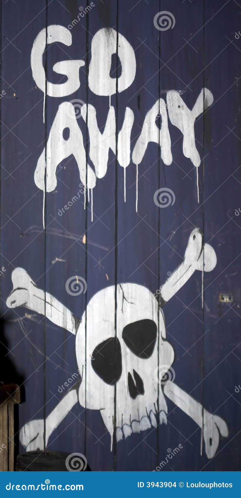 Pirate warning stock photo. Image of patch, adventure - 3943904