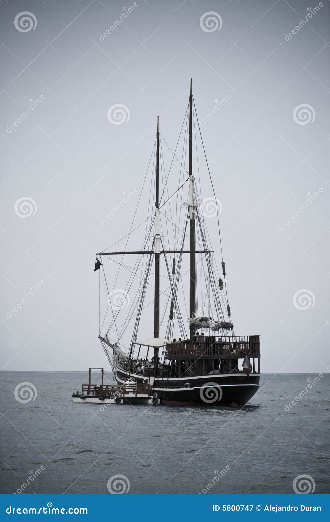 Pirates boat II stock image. Image of adventure, boating - 5800747