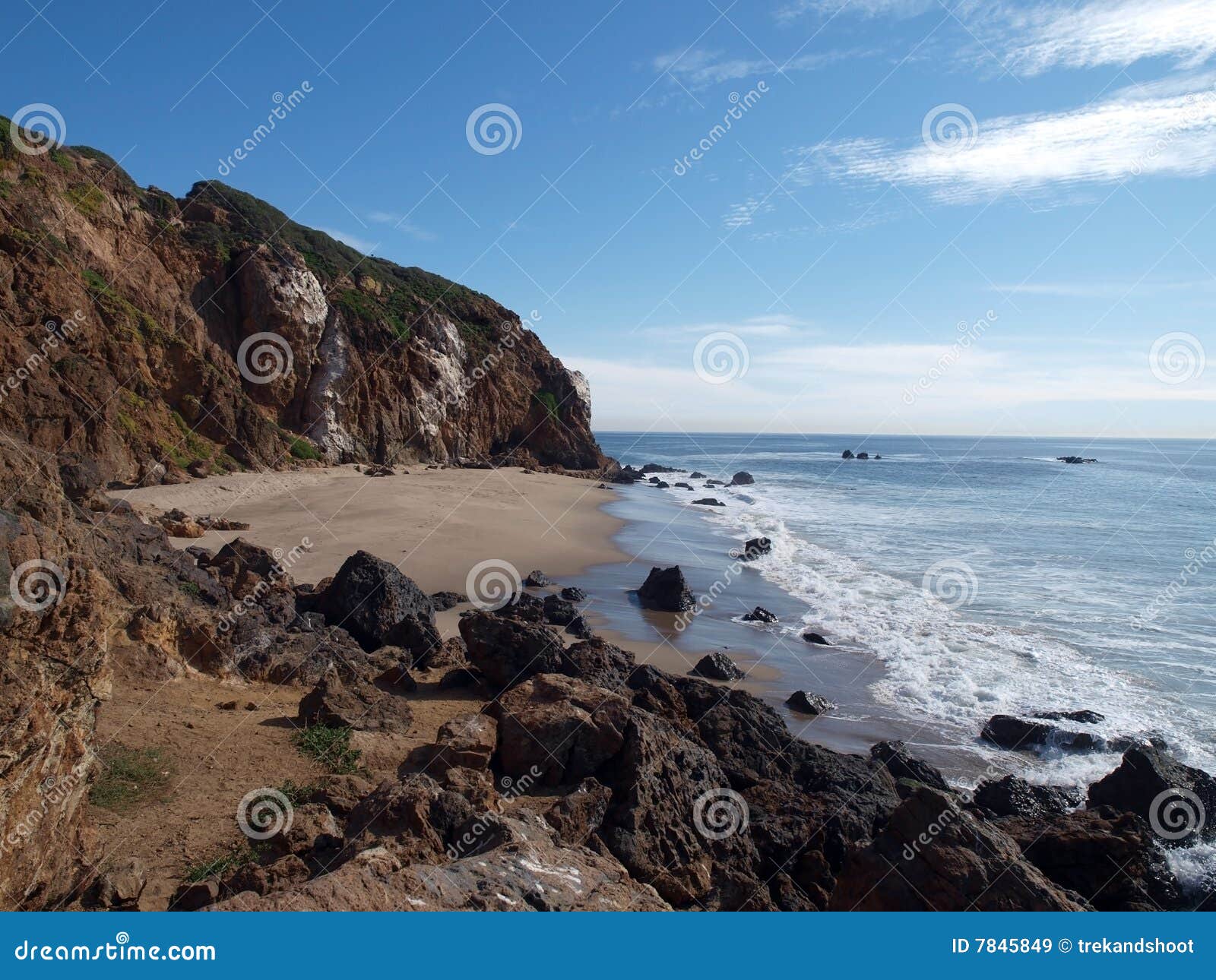 Pirates Cove stock image. Image of beach, california, trail - 7845849