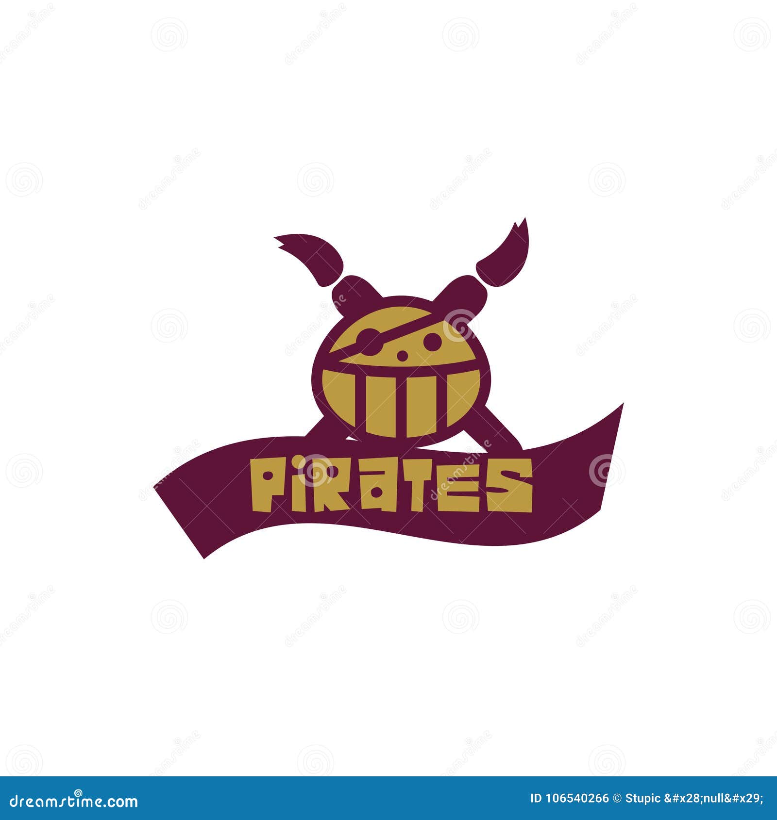 Pirates Logo Vector Art Logo Template and Illustration Stock Vector ...