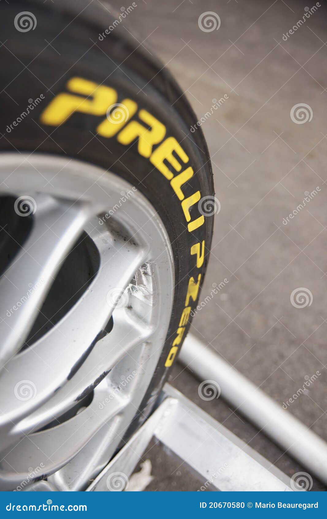 Pirelli Racing Tire Service Truck And Workshop In Circuit Paddock ...