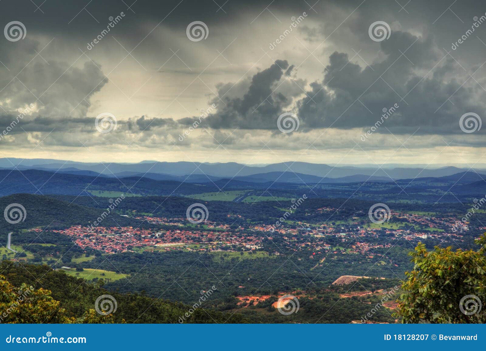 Pirenopolis City Goias State Brazil Stock Image - Image of landscape ...