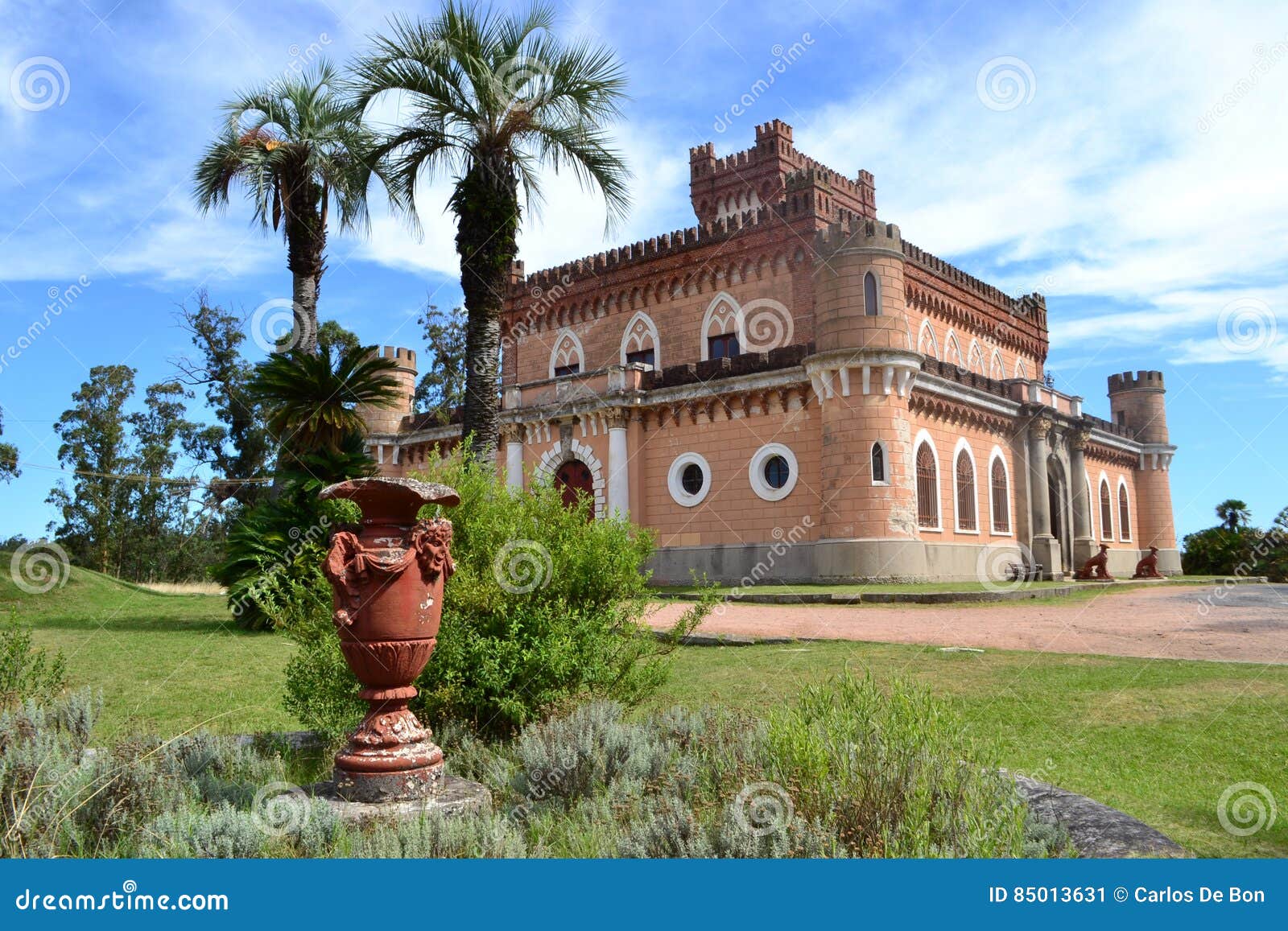 Piria castle stock image. Image of relic, piriapolis - 85013631