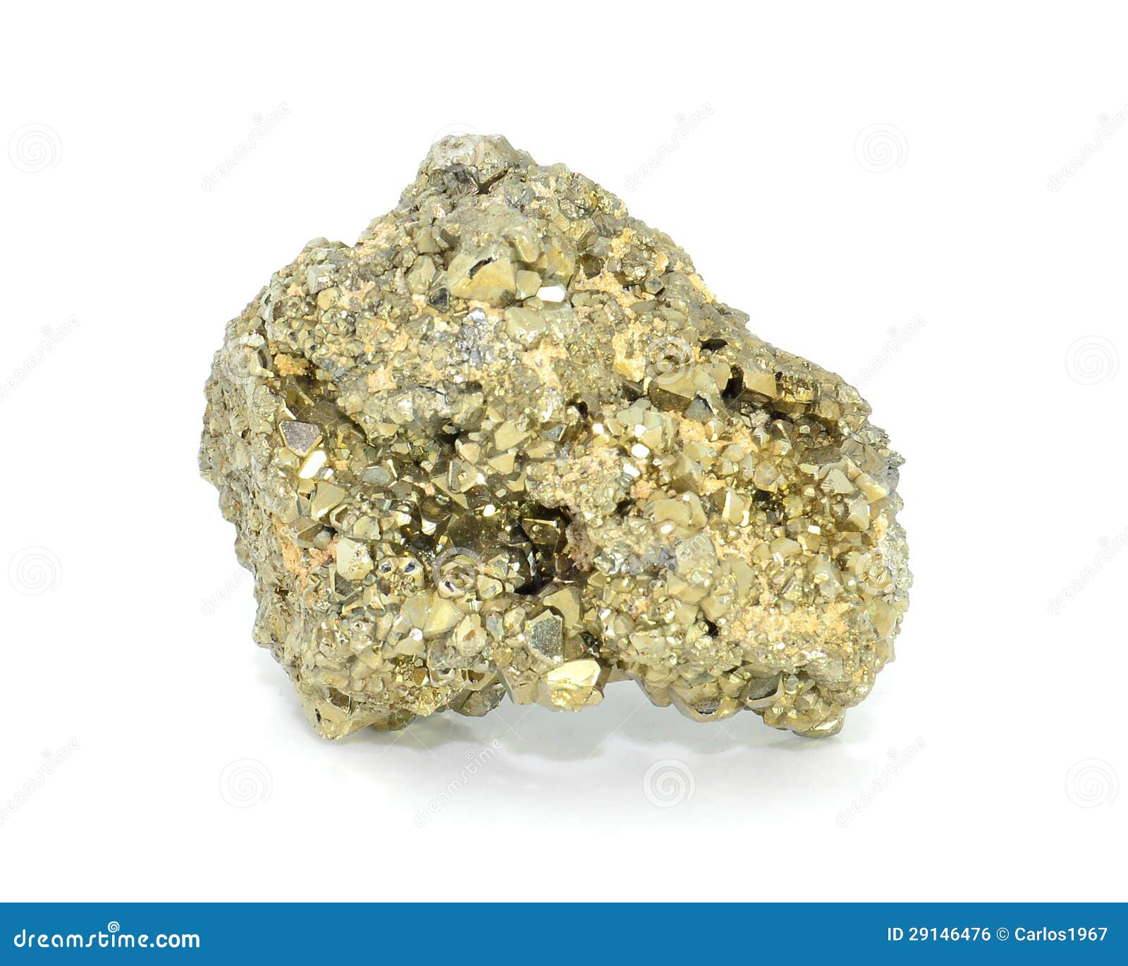 Pirite fotografia stock. Immagine di sfondo, cristallo - 29146476