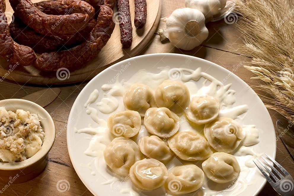 Pirogi on the table stock image. Image of poland, dinnertime - 3727019