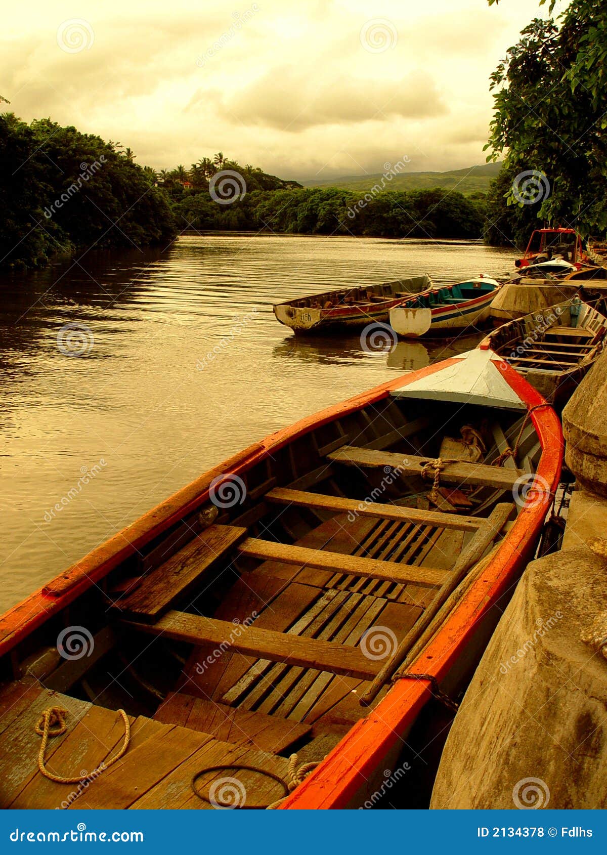 Pirogue Boats, Mauritius stock photo. Image of fishing - 2134378