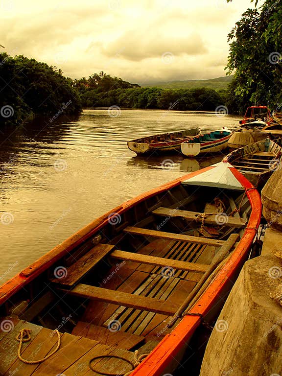 Pirogue Boats, Mauritius stock photo. Image of fishing - 2134378