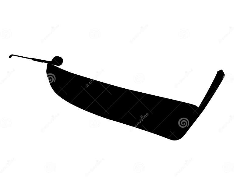 Pirogue Flat Icon and Sign. Silhouette Vector Illustration Stock Vector ...