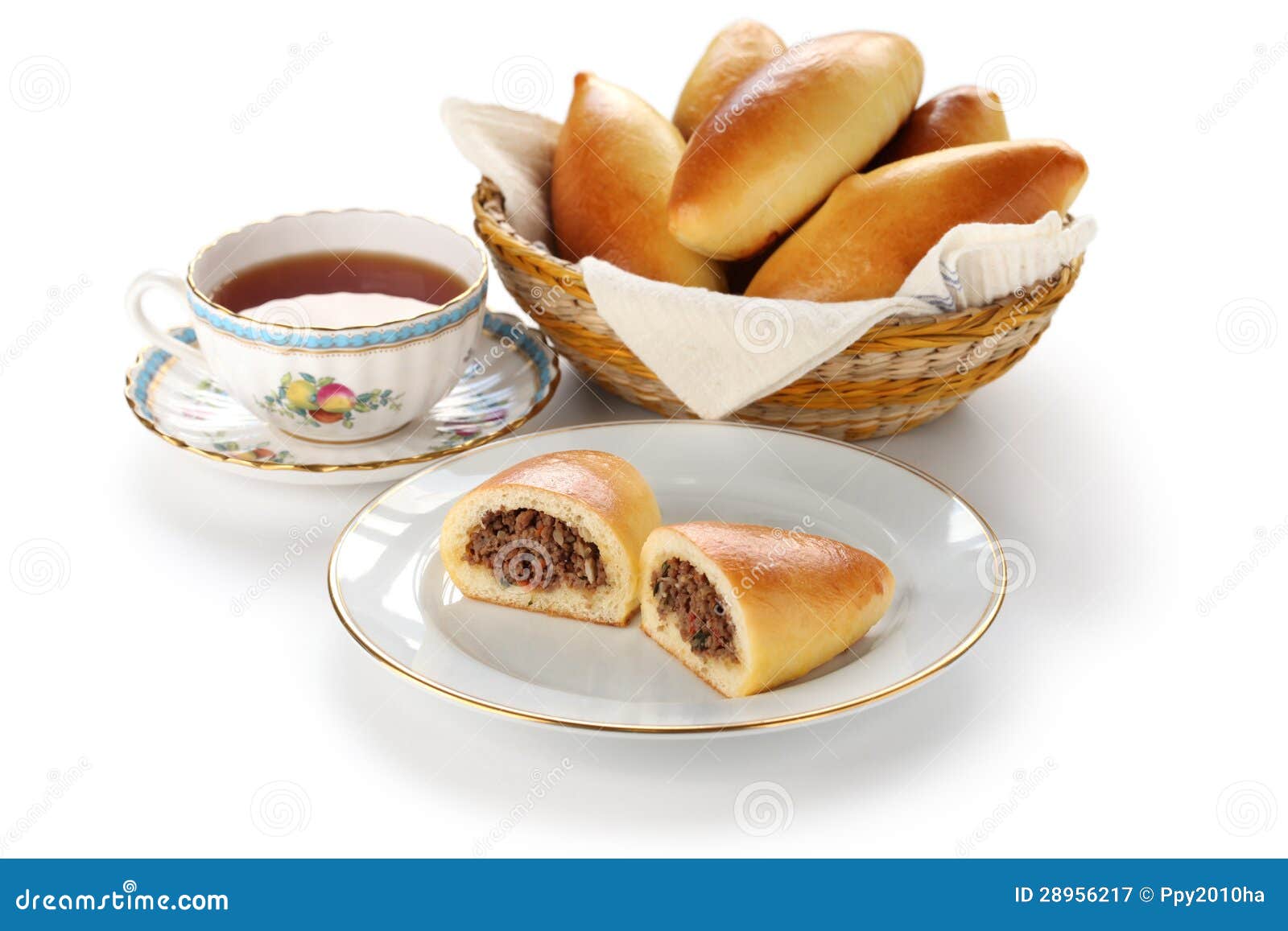 Piroshki, Pirozhki, Comida Rusa Imagen de archivo - Imagen de alimento ...