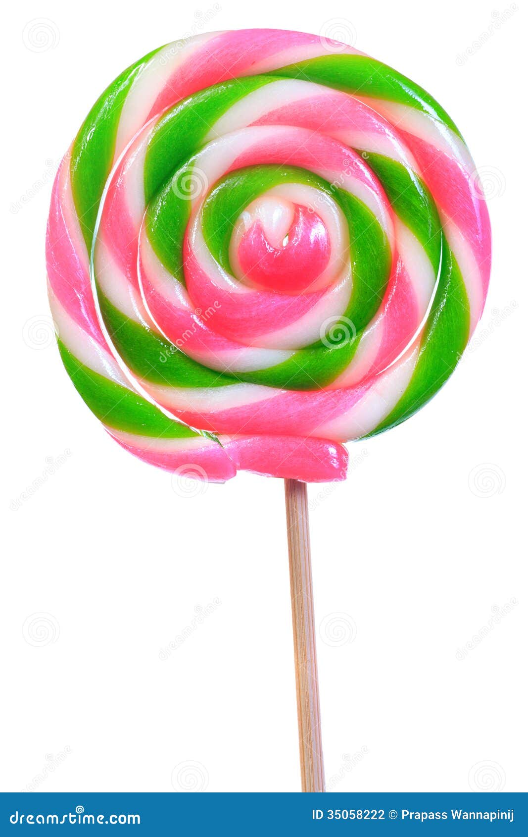 Pirulito colorido foto de stock. Imagem de gostoso, isolado - 35058222