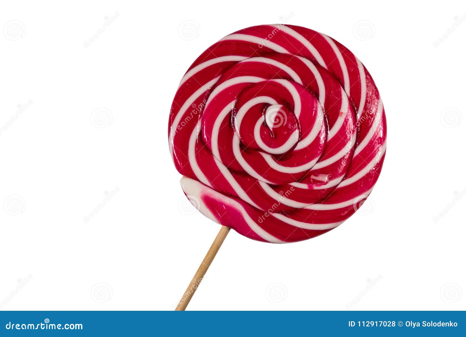 Pirulito Doce Isolado No Fundo Branco Foto de Stock - Imagem de ...