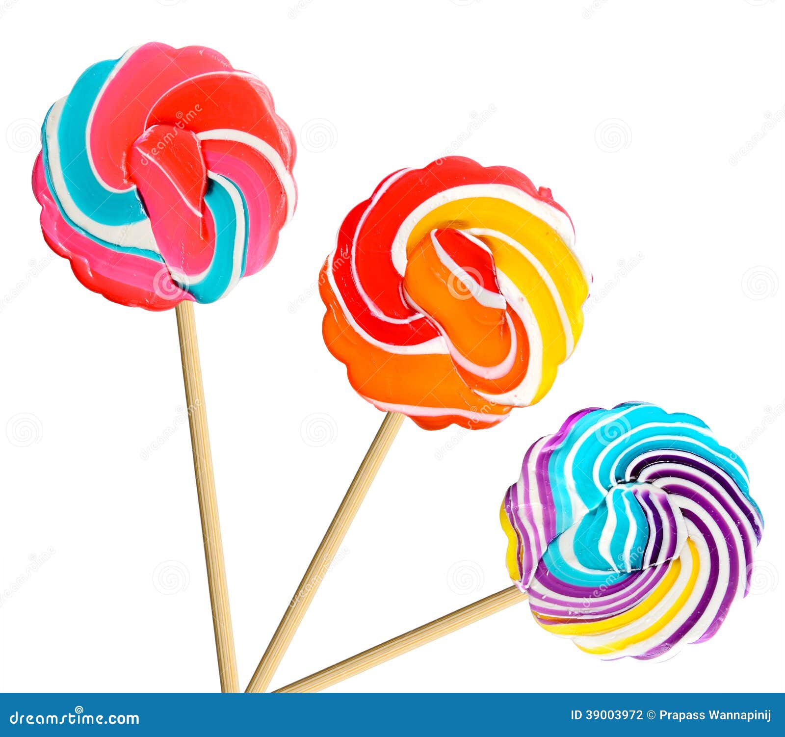 Pirulito Retro Colorido Do Estilo Isolado Foto de Stock - Imagem de ...