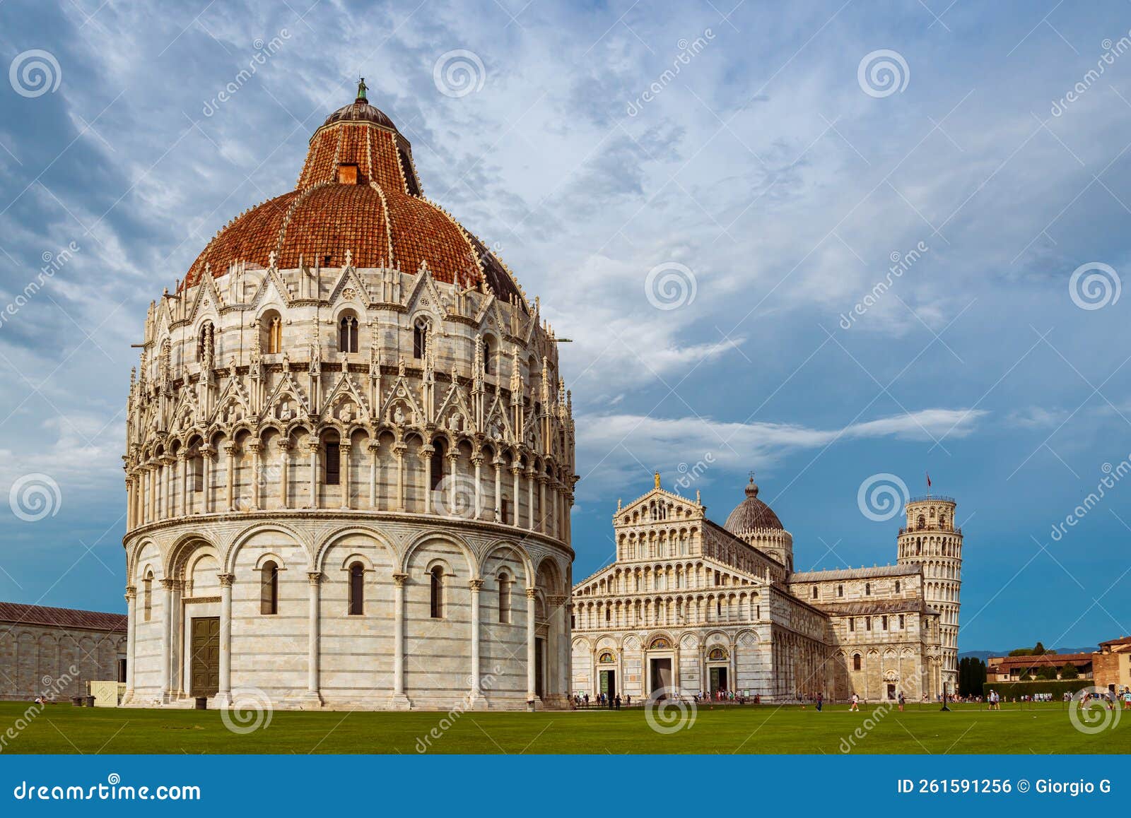 View of Historic Buildings at Miracles Square in Pisa Editorial Photo ...