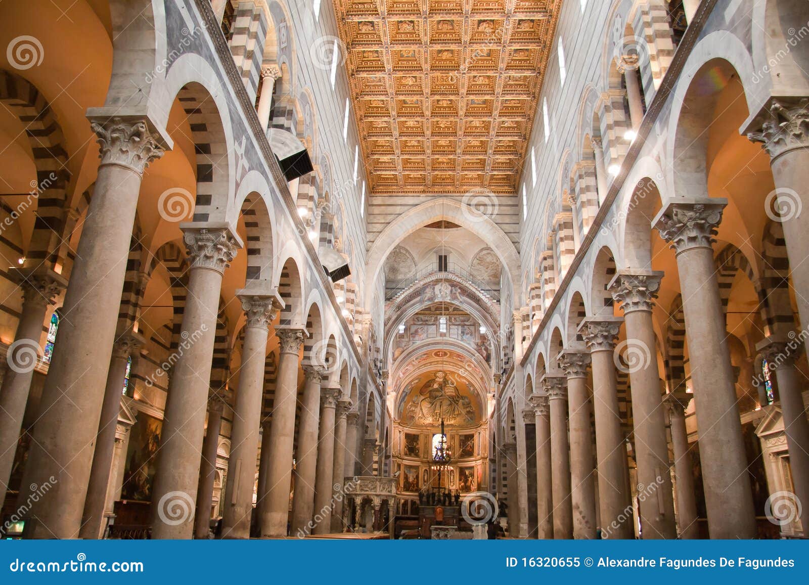 Pisa Cathedral Tuscany Italy Stock Image - Image of arches, corinthian ...