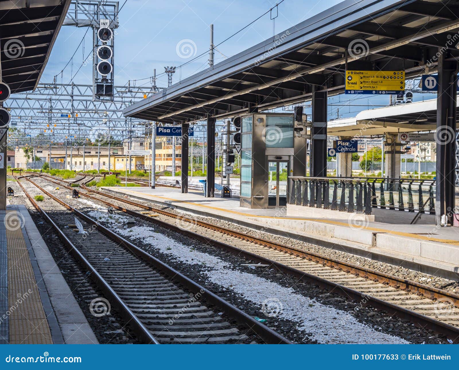 Pisa Central Station Called Pisa Centrale - PISA ITALY - SEPTEMBER 13 ...