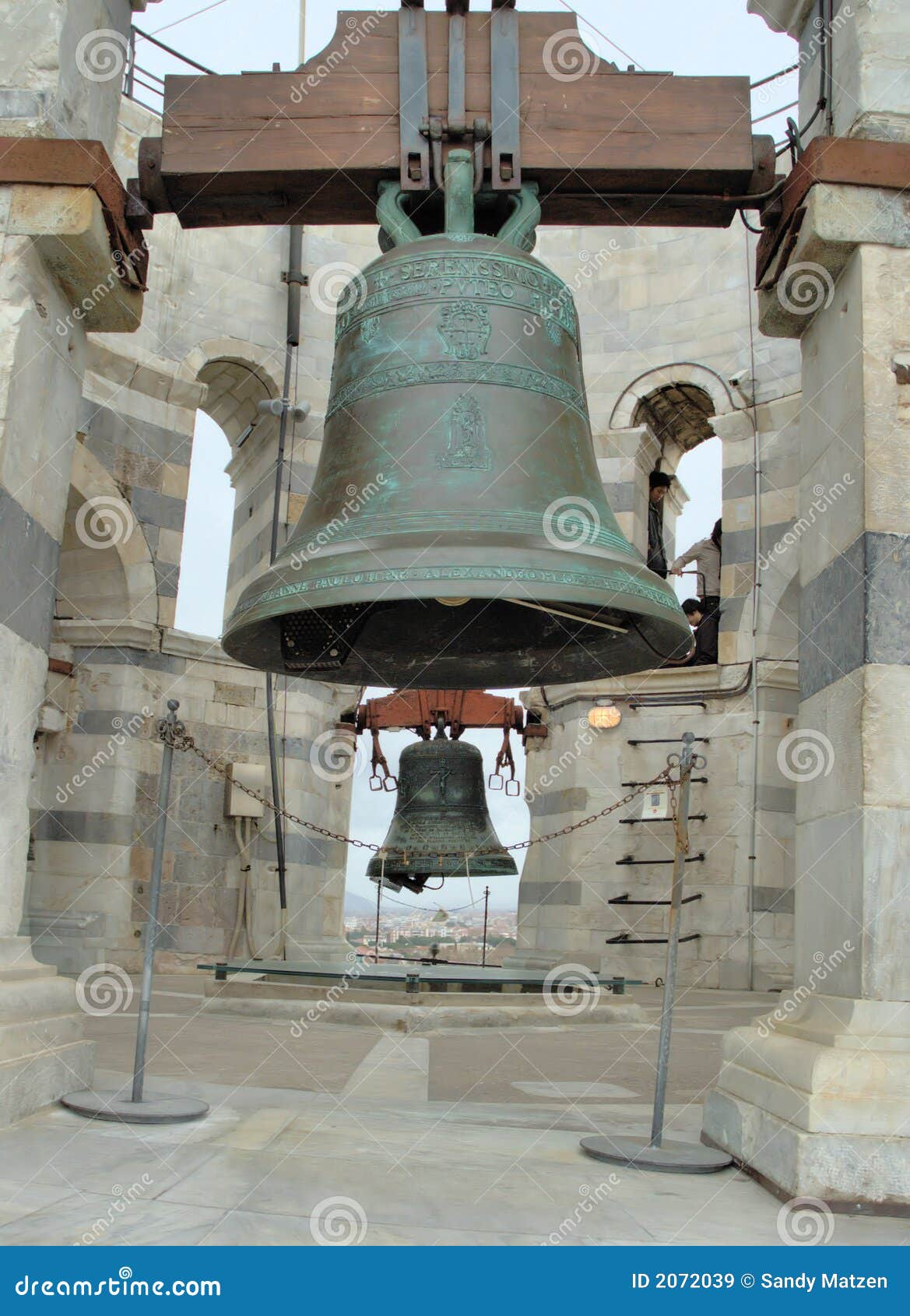 Pisa Tower Bells stock image. Image of famous, italian - 2072039