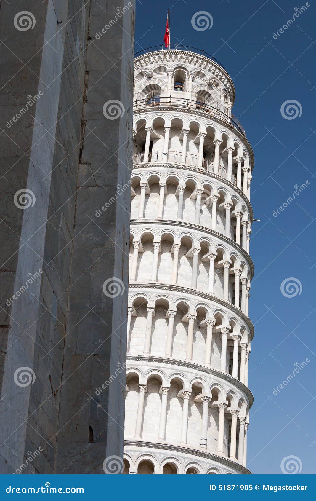Pisa Tower stock image. Image of heritage, roman, falling - 51871905