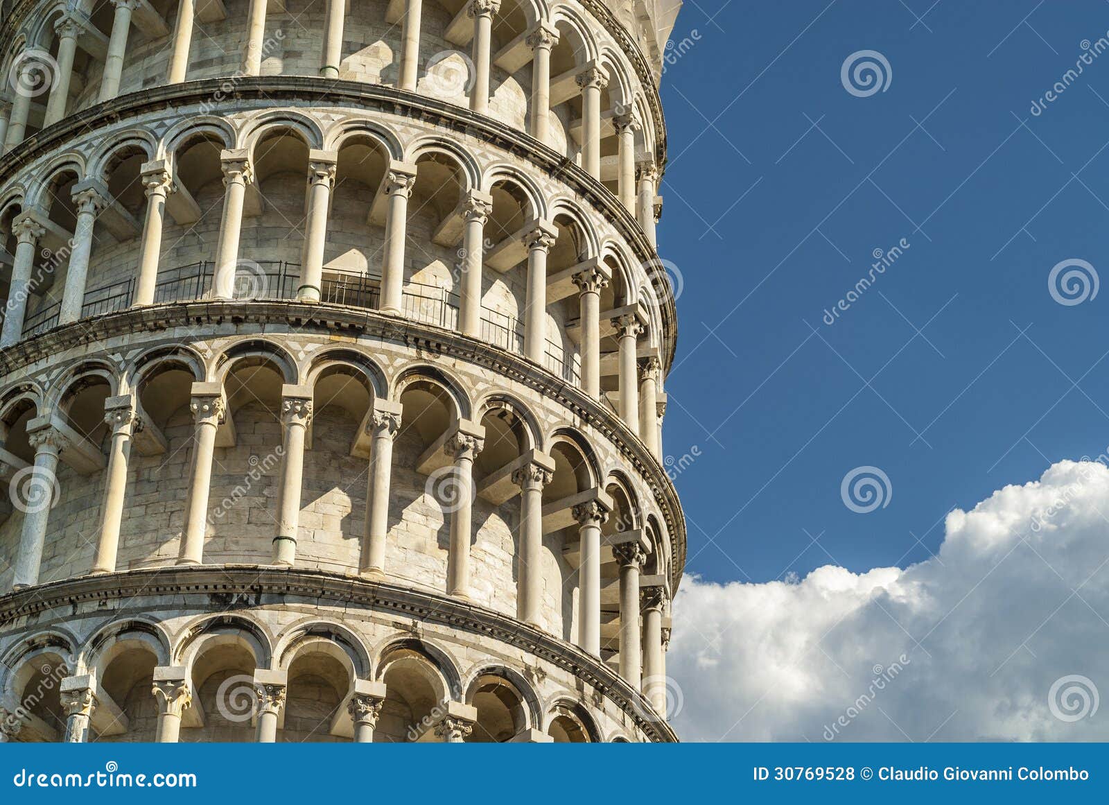 Pisa (Tuscany) - the Bending Tower Stock Photo - Image of famous, white ...