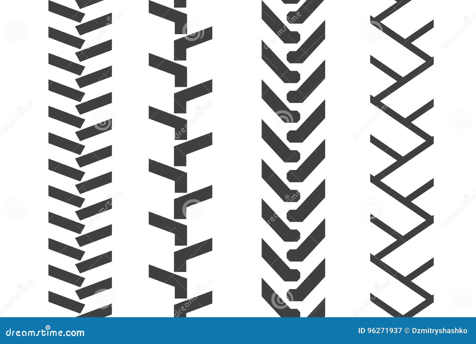 Pisada negra del tractor ilustración del vector. Ilustración de caucho ...