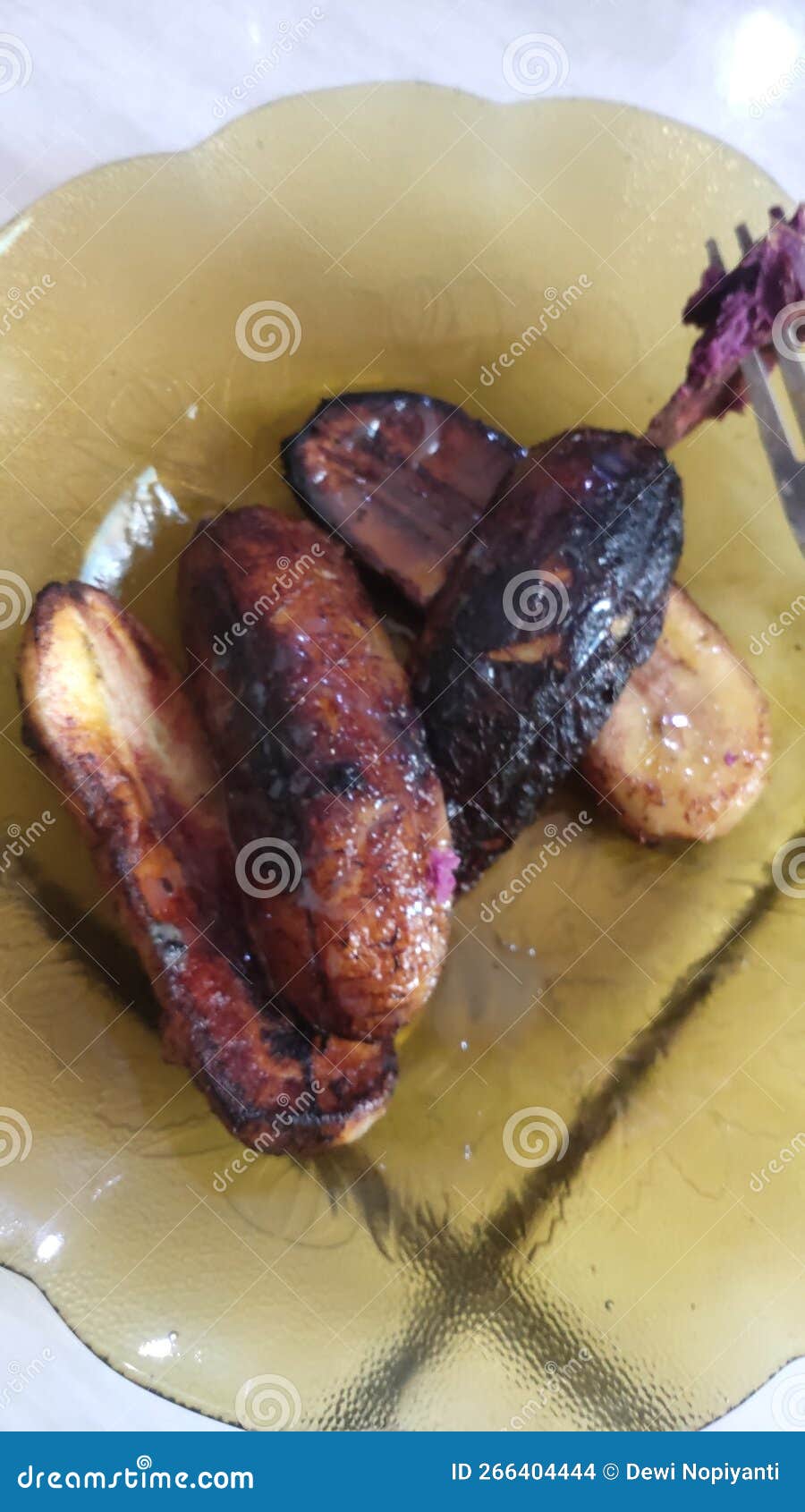 Pisang Gosong stock photo. Image of dish, baking, food - 266404444