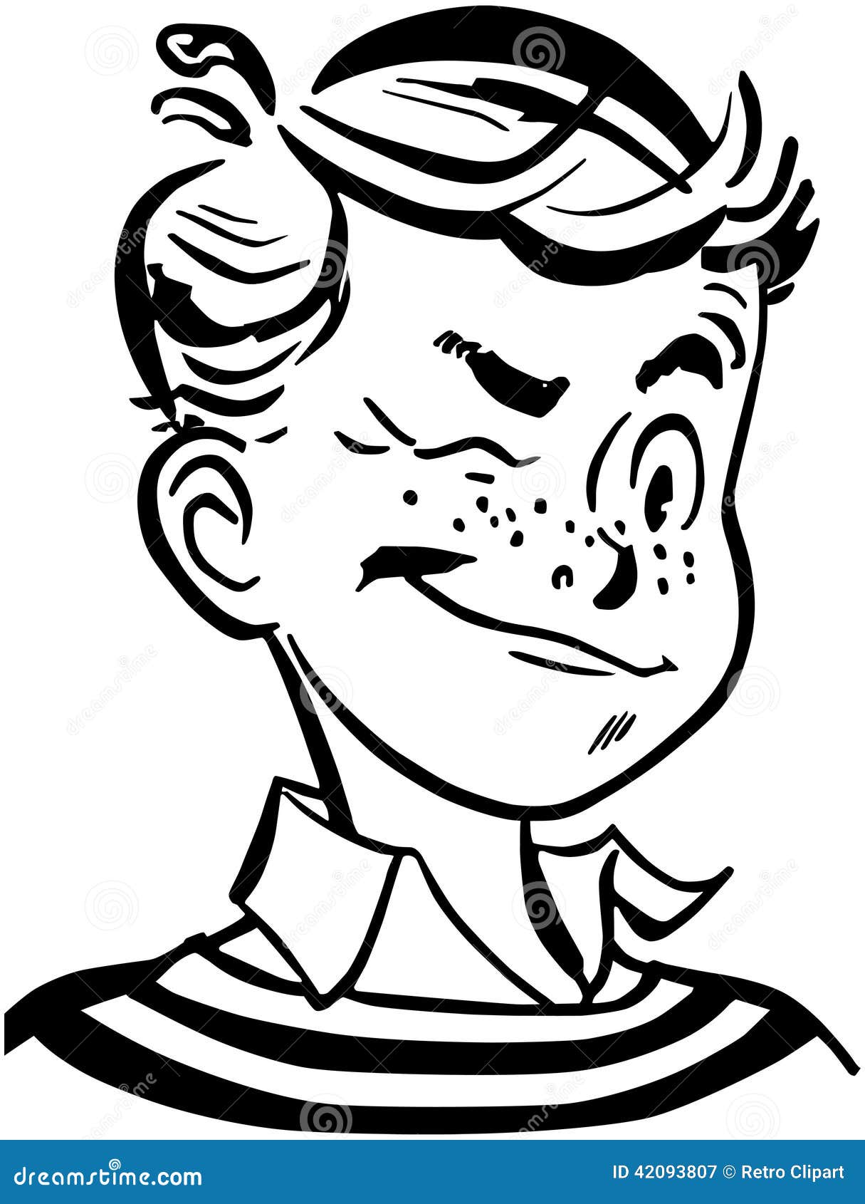 Pisc o menino ilustração do vetor. Ilustração de piscadelas - 42093807