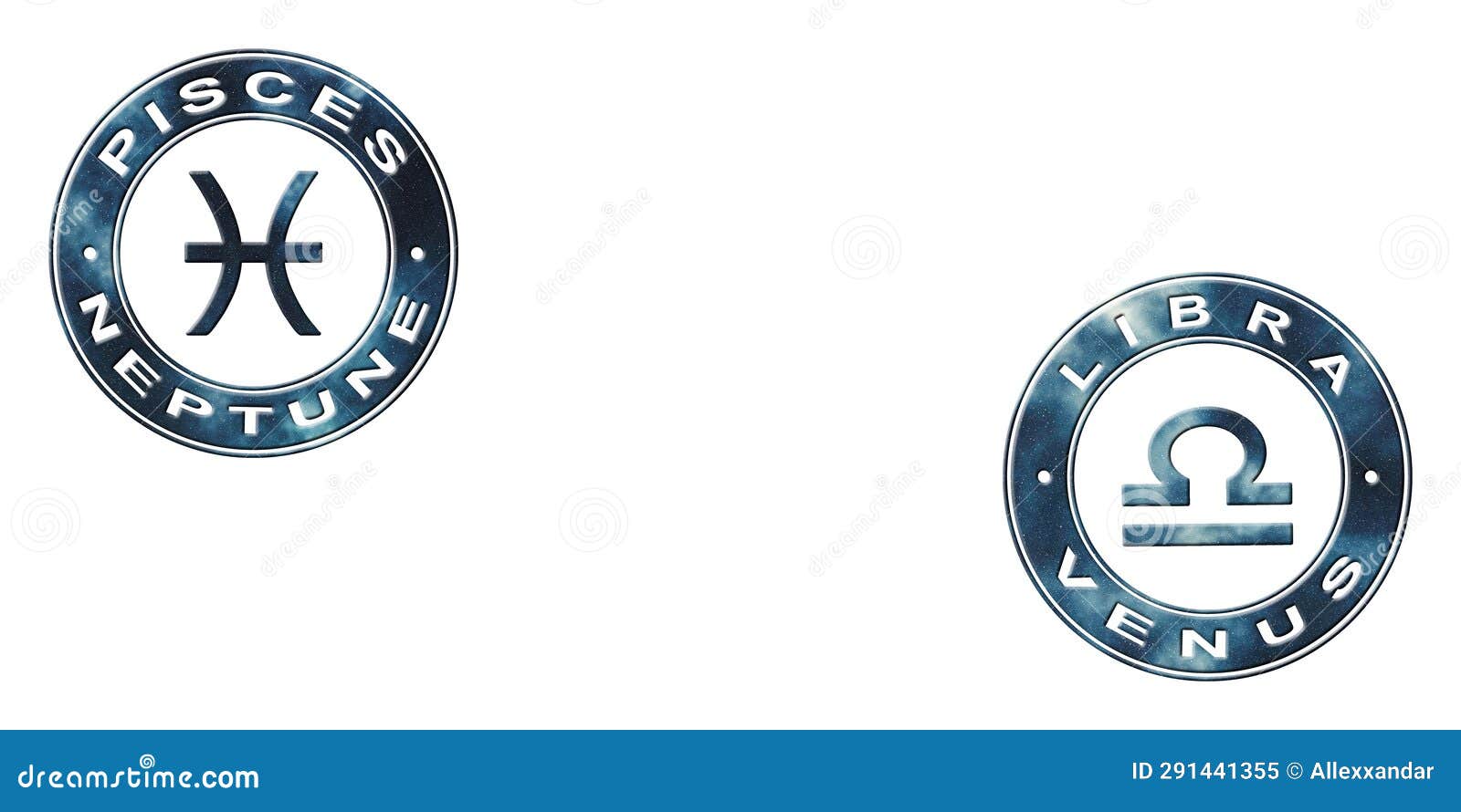 Pisces and Libra Compatibility Stock Illustration - Illustration of ...