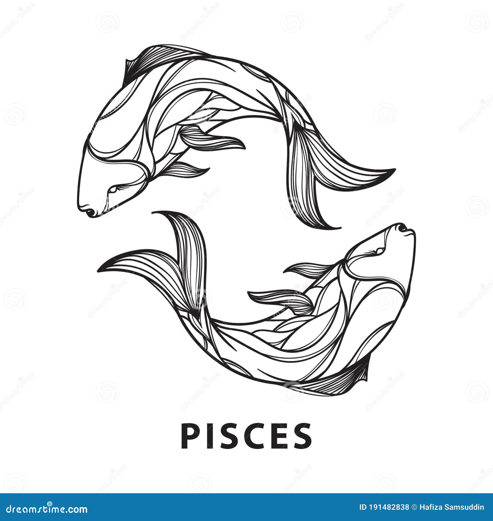 Pisces Traits Stock Illustrations – 98 Pisces Traits Stock ...