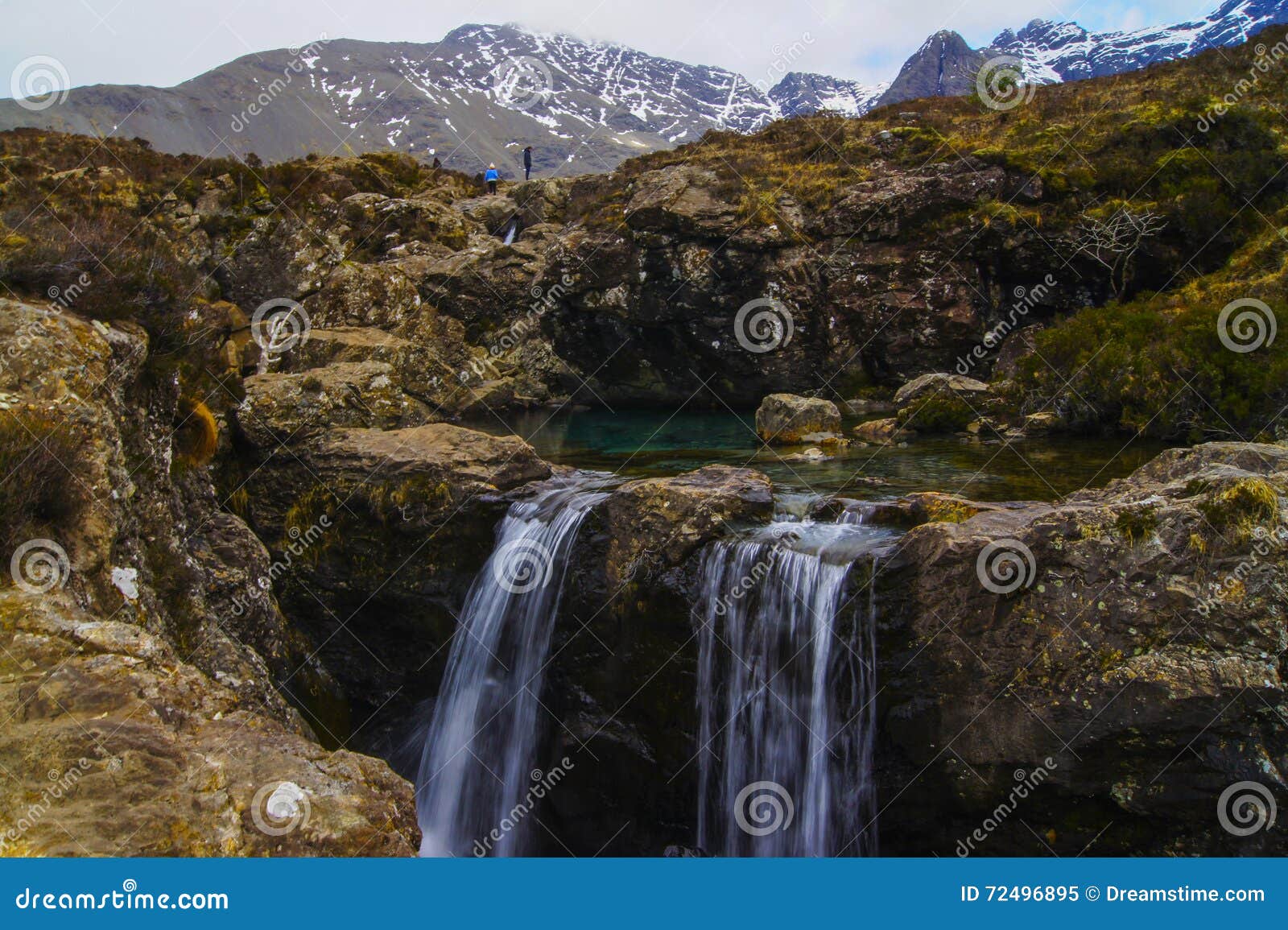 Piscinas de hadas imagen de archivo. Imagen de senderismo - 72496895