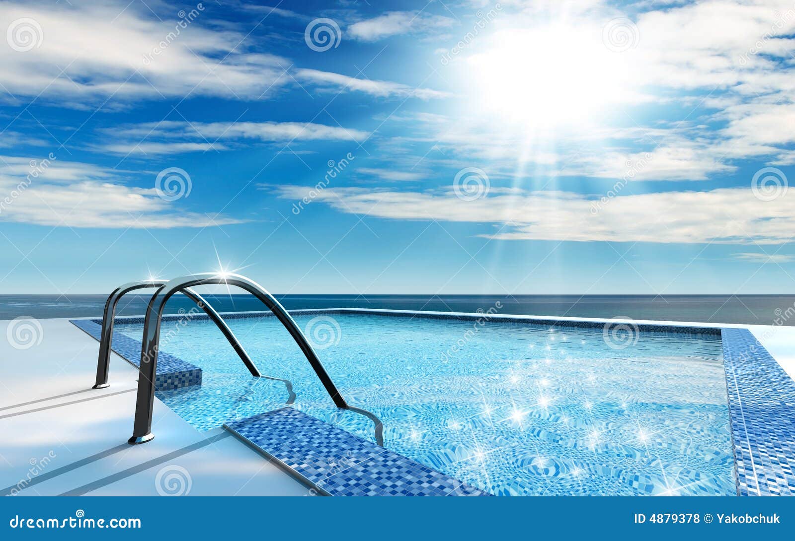 Piscine photo stock. Image du loisirs, regroupement, horizontal - 4879378
