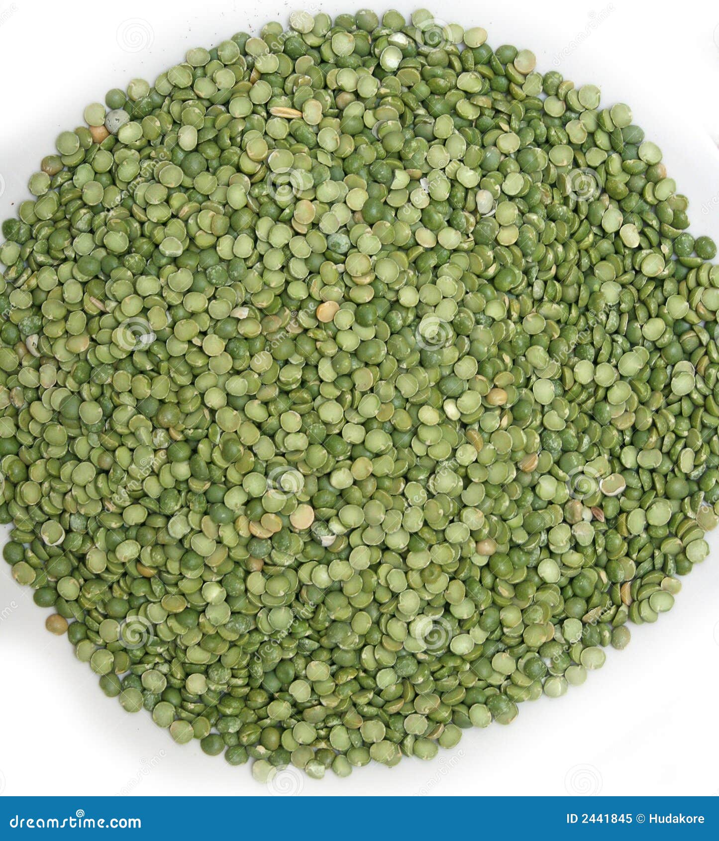 Piselli spaccati, verdi immagine stock. Immagine di consumo - 2441845