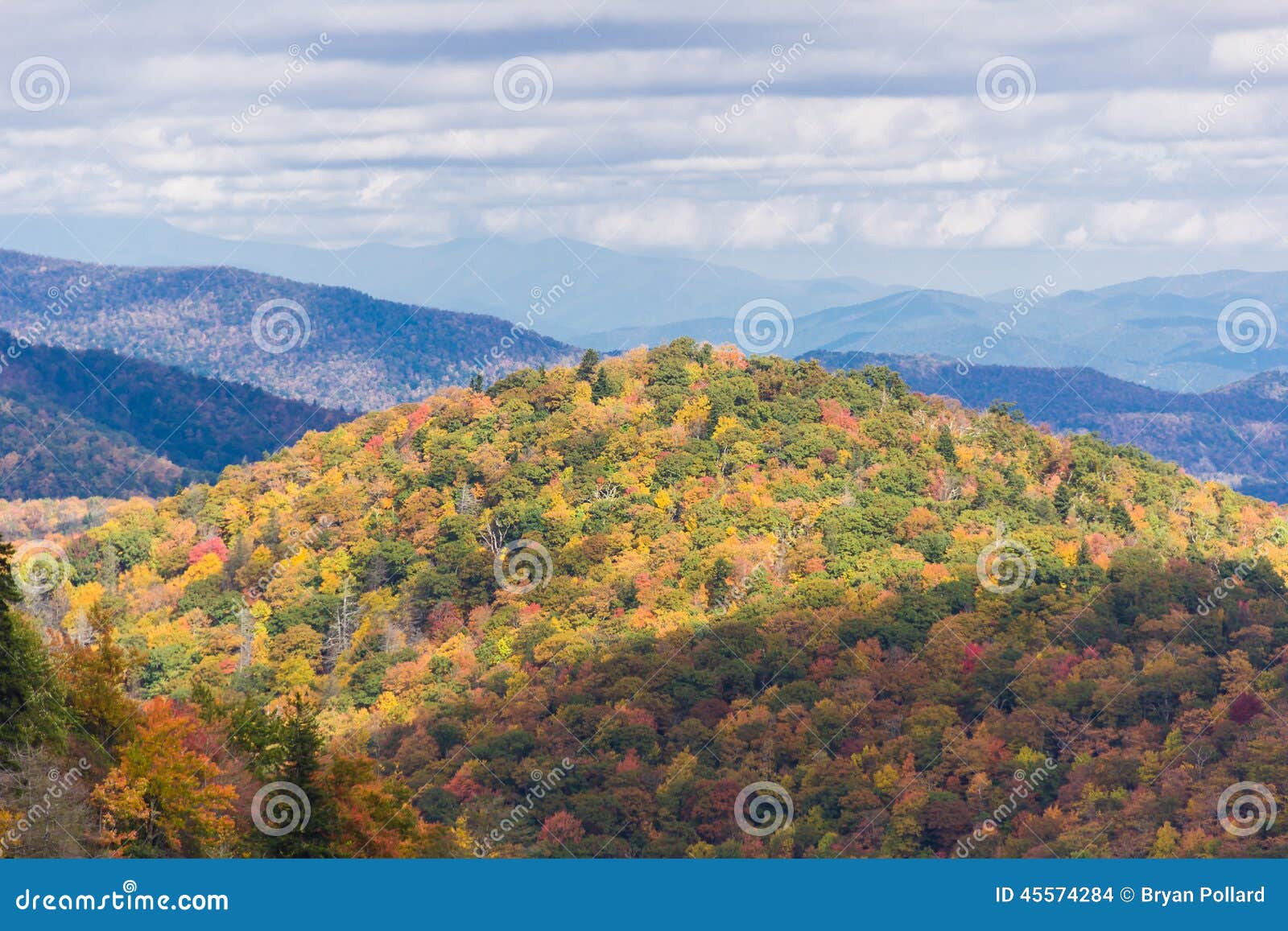 Pisgah National Forest stock photo. Image of ridge, forest - 45574284