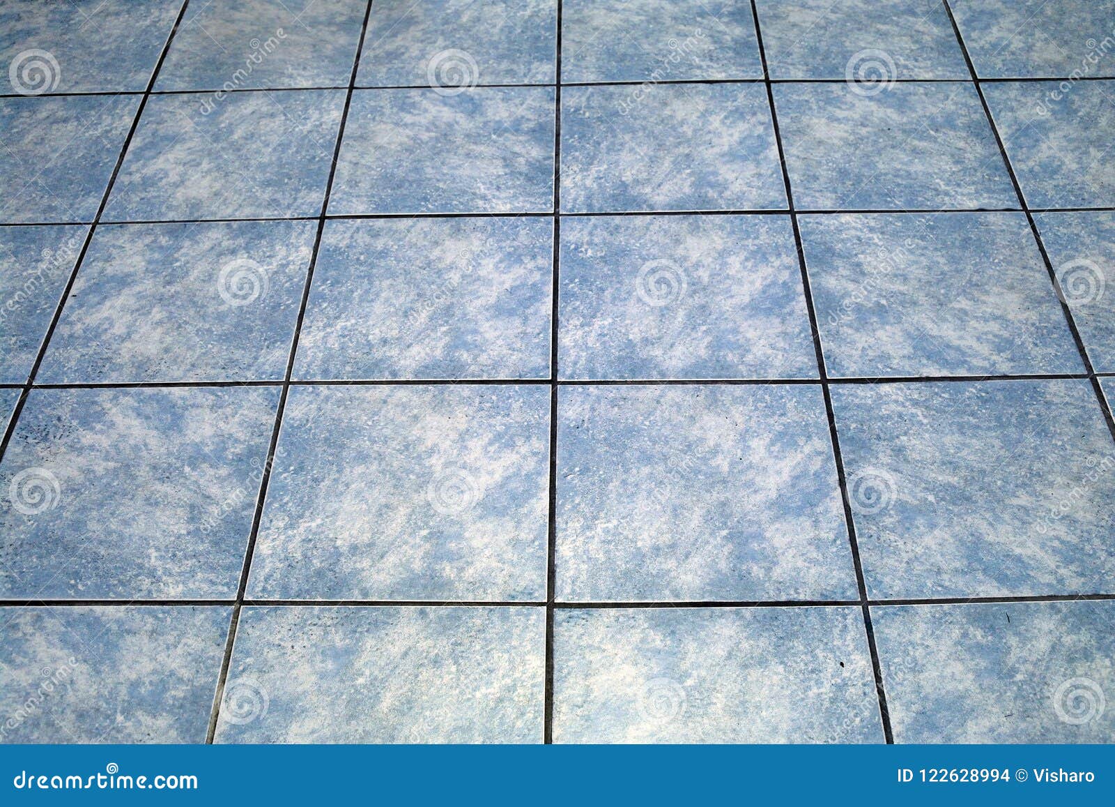 Piso tejado azul foto de archivo. Imagen de textura - 122628994