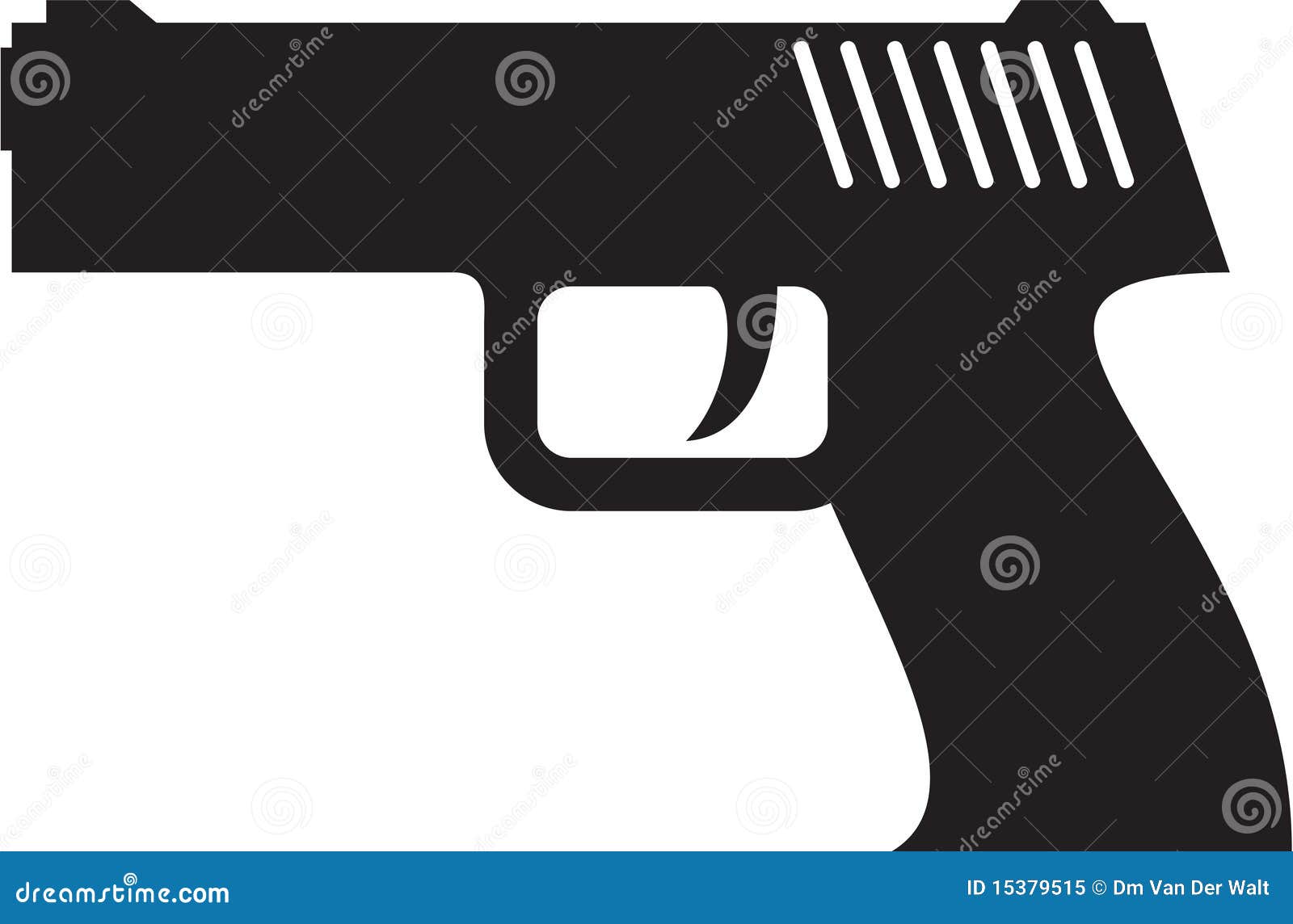 Pisol stock illustration. Illustration of safety, safe - 15379515