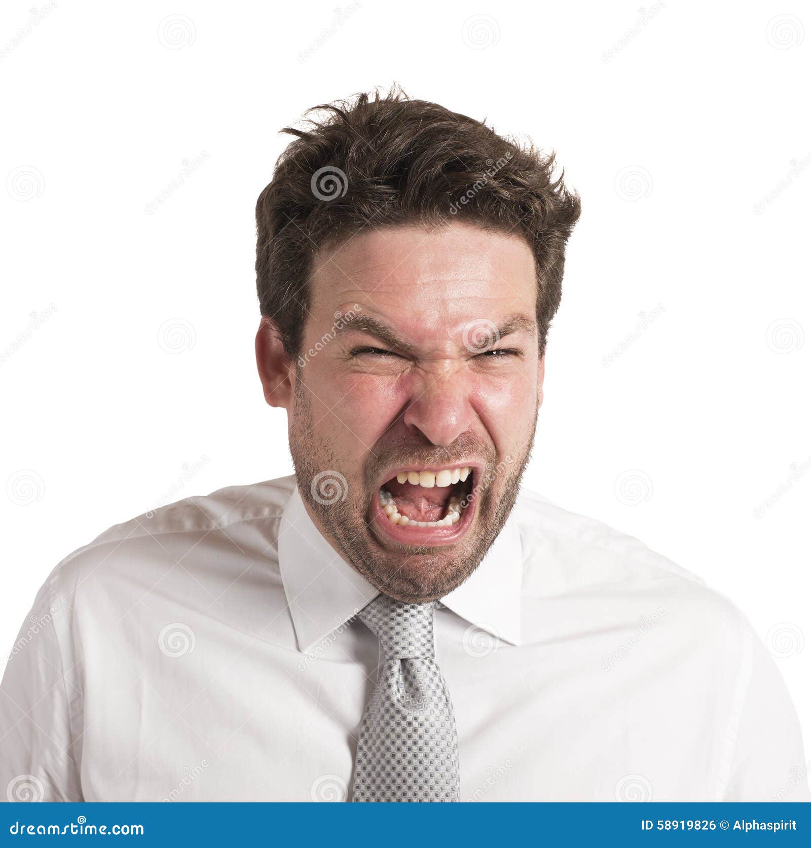 Man screams stock photo. Image of face, angry, emotion - 58919826