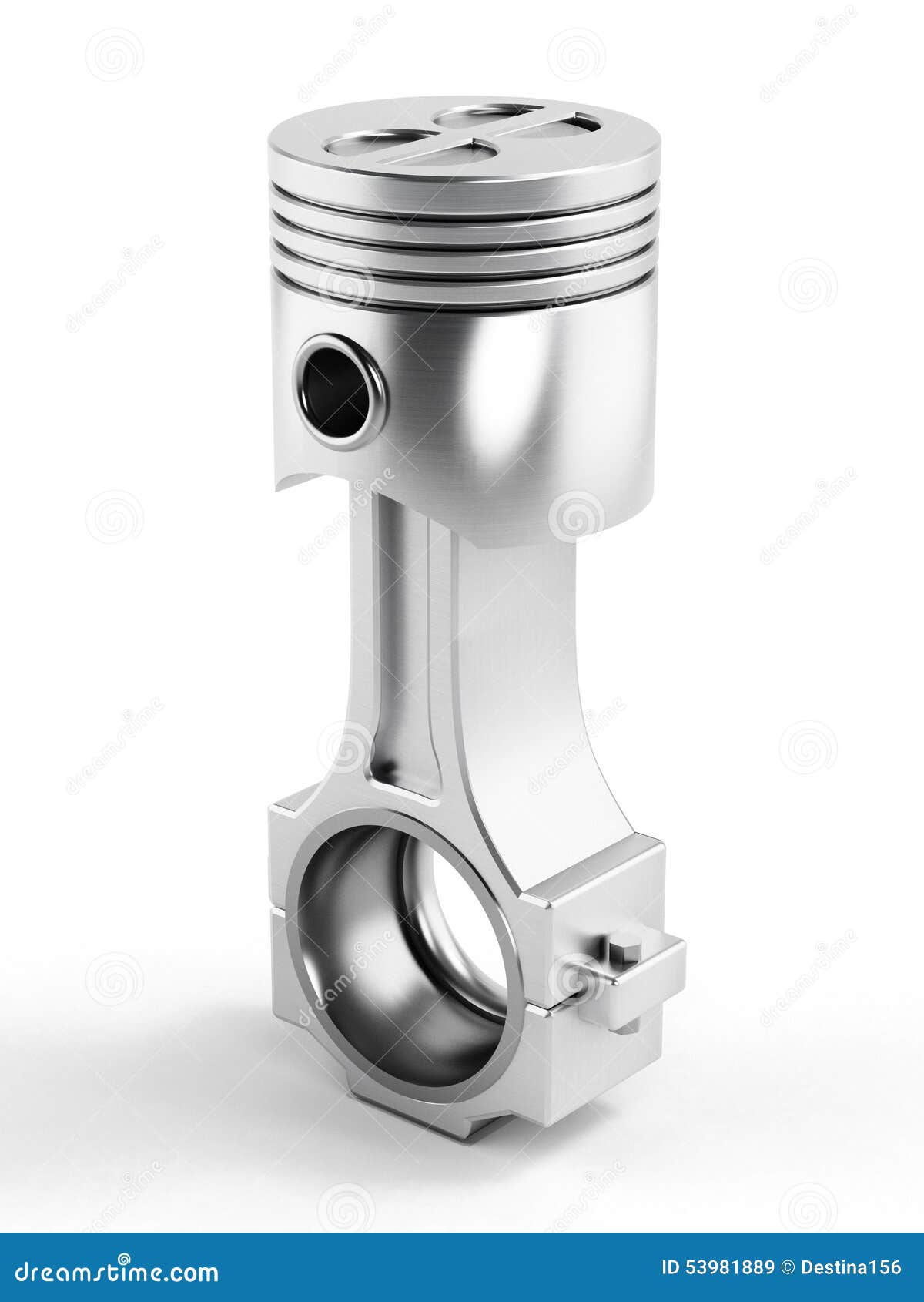 Pistón stock de ilustración. Ilustración de blanco, desmontaje - 53981889